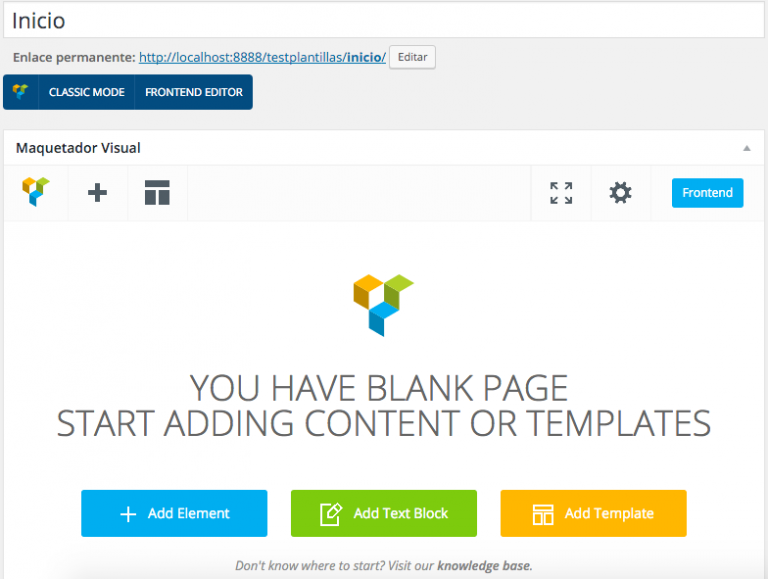 Cómo usar Visual Composer en WordPress en 2016